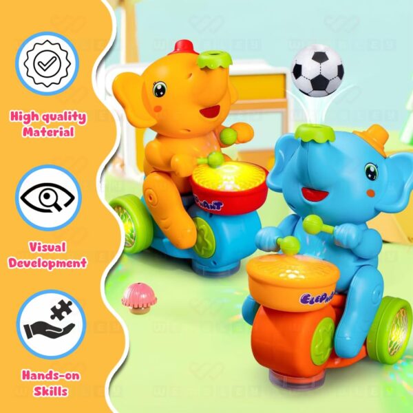 Elephant Musical Toy with Floating Ball & Lights